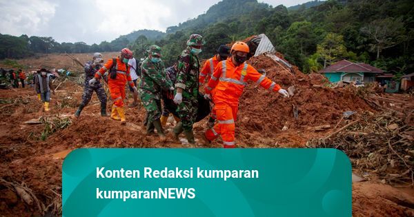 Foto Korban Tewas Longsor Di Natuna Yang Ditemukan Bertambah Jadi 21